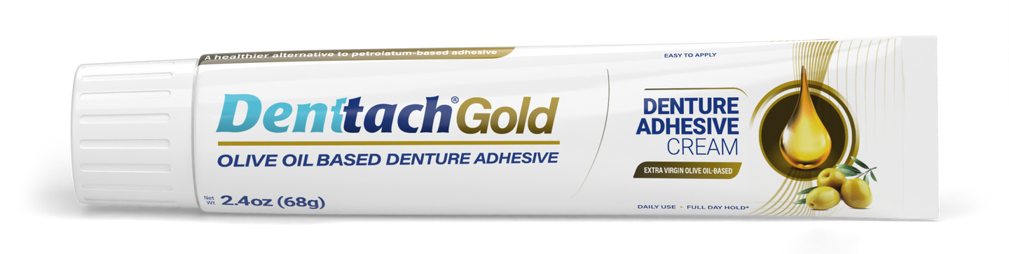 Denttach - A Thermoplastic Denture Adhesive & Cushion