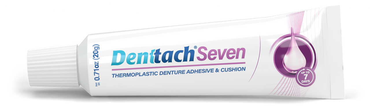 Denttach - A Thermoplastic Denture Adhesive & Cushion
