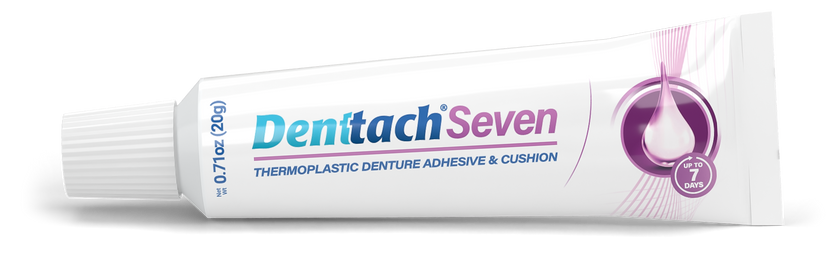 Denttach - A Thermoplastic Denture Adhesive & Cushion